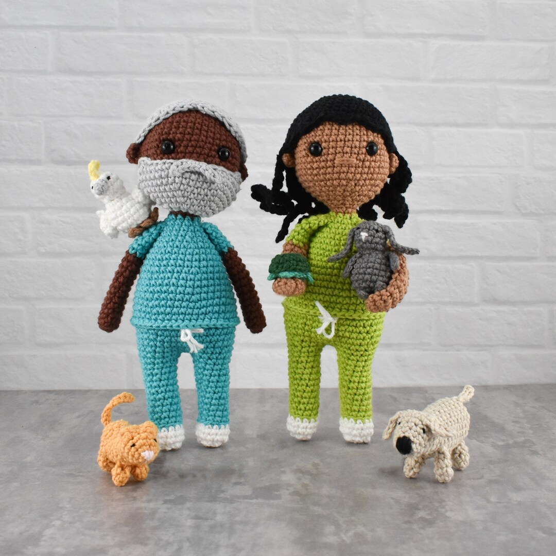 Veterinarian and Animals Crochet Pattern PDF Digital - Etsy UK