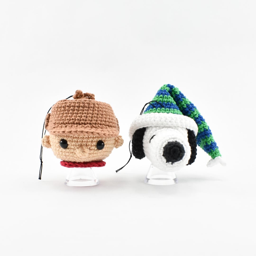 Charlie Brown and Snoopy Ornaments - Crochet Pattern PDF - Digital ...