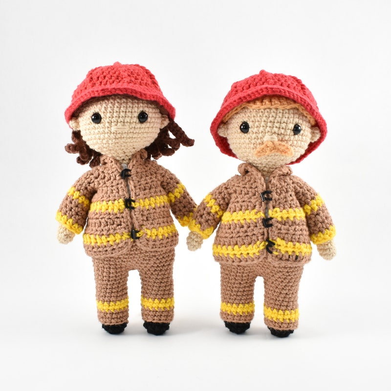 Crochet Fireman Pattern - Etsy