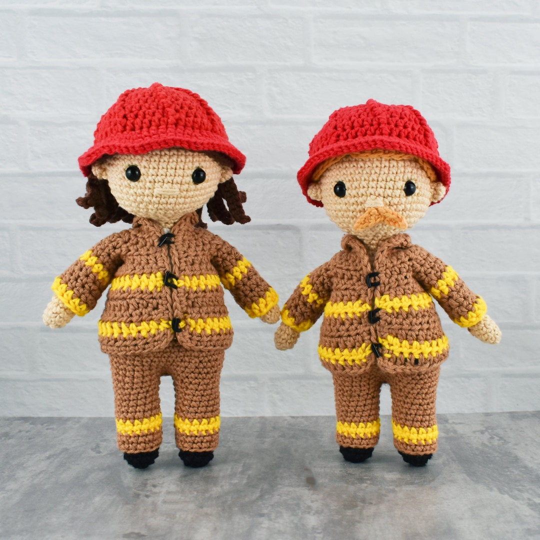 Firefighter Crochet Pattern PDF Digital Download - Etsy