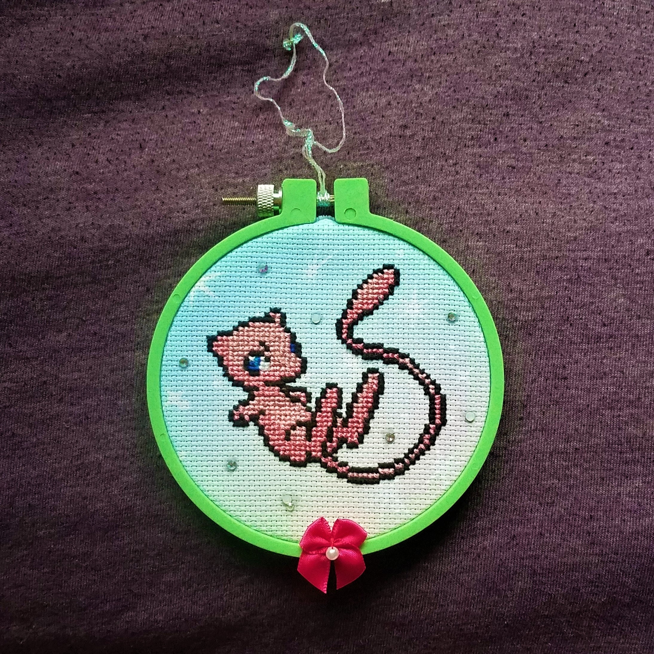 Mew Cross Stitch - Etsy