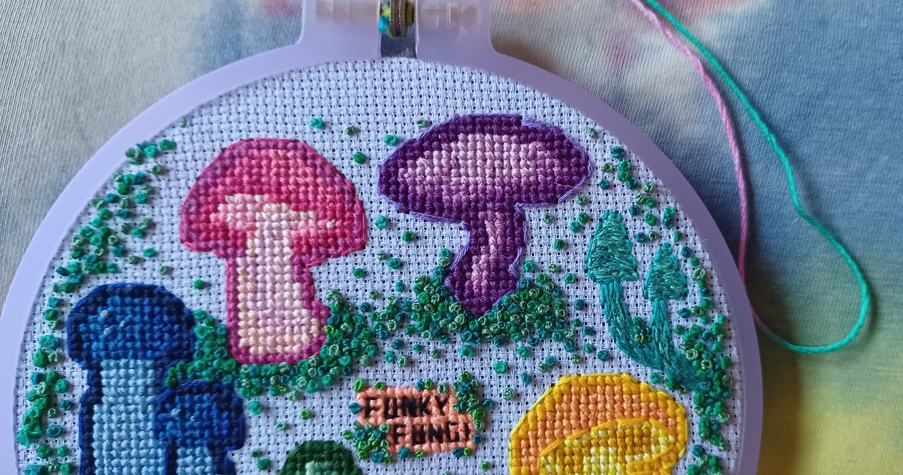 Funky Fungi Cross Stitch - Etsy