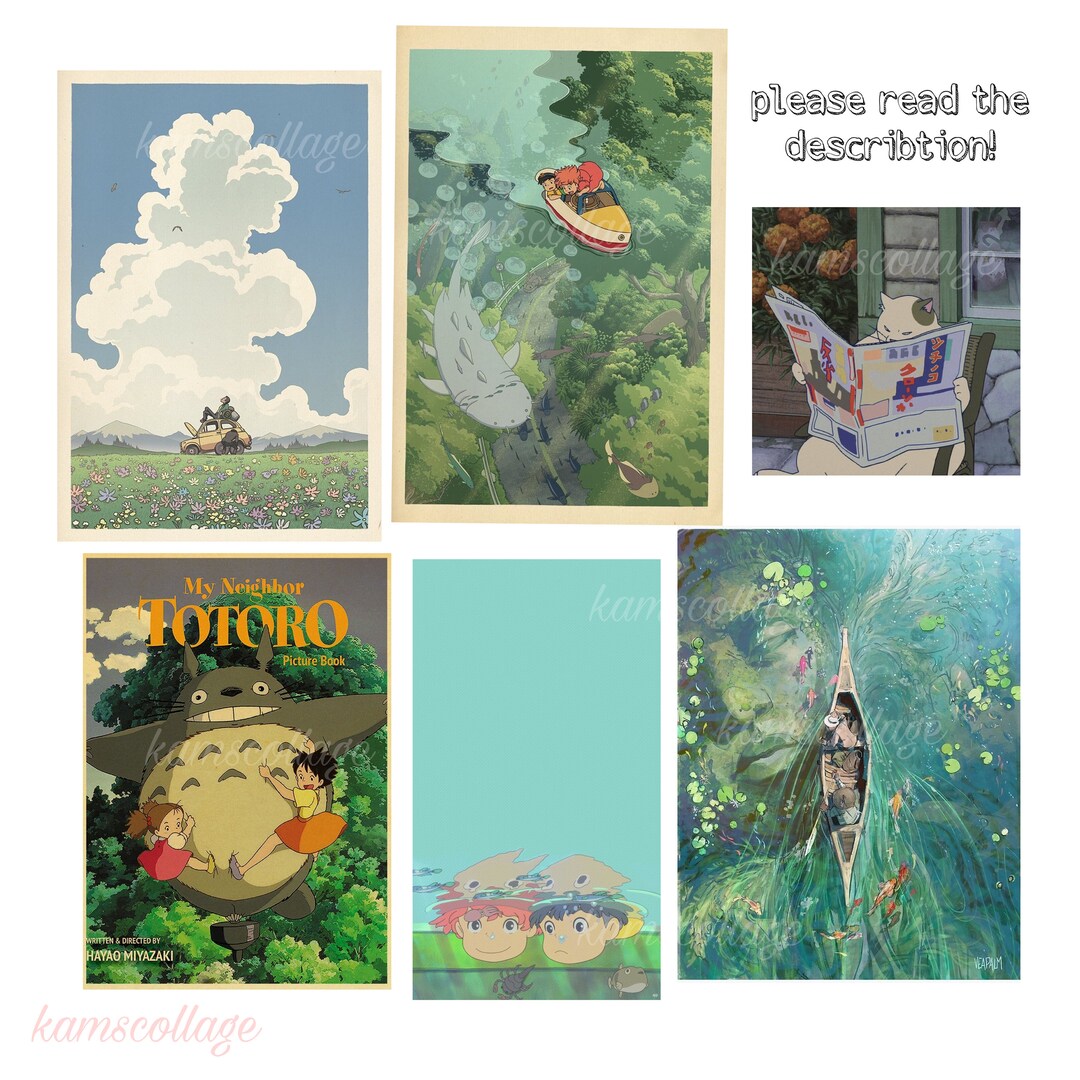 Pastel Colors Themed Posters. Collage of 6 Images - Etsy
