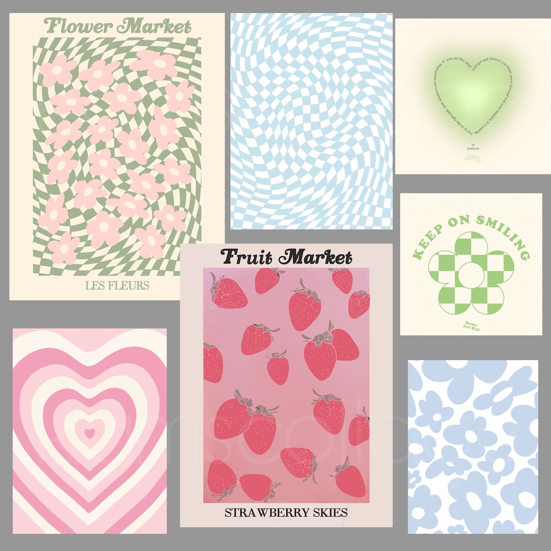 Vintage Posters Aesthetic Wall Collage - Etsy