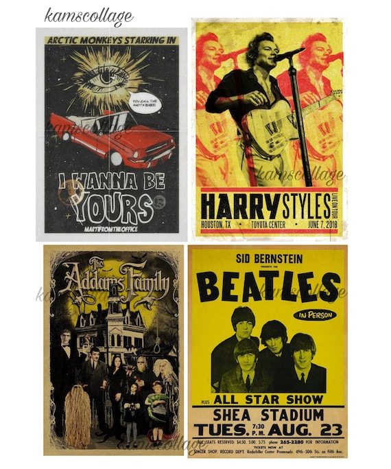 Yellow Themed Posters Vintage Posters Yellow Vintage - Etsy