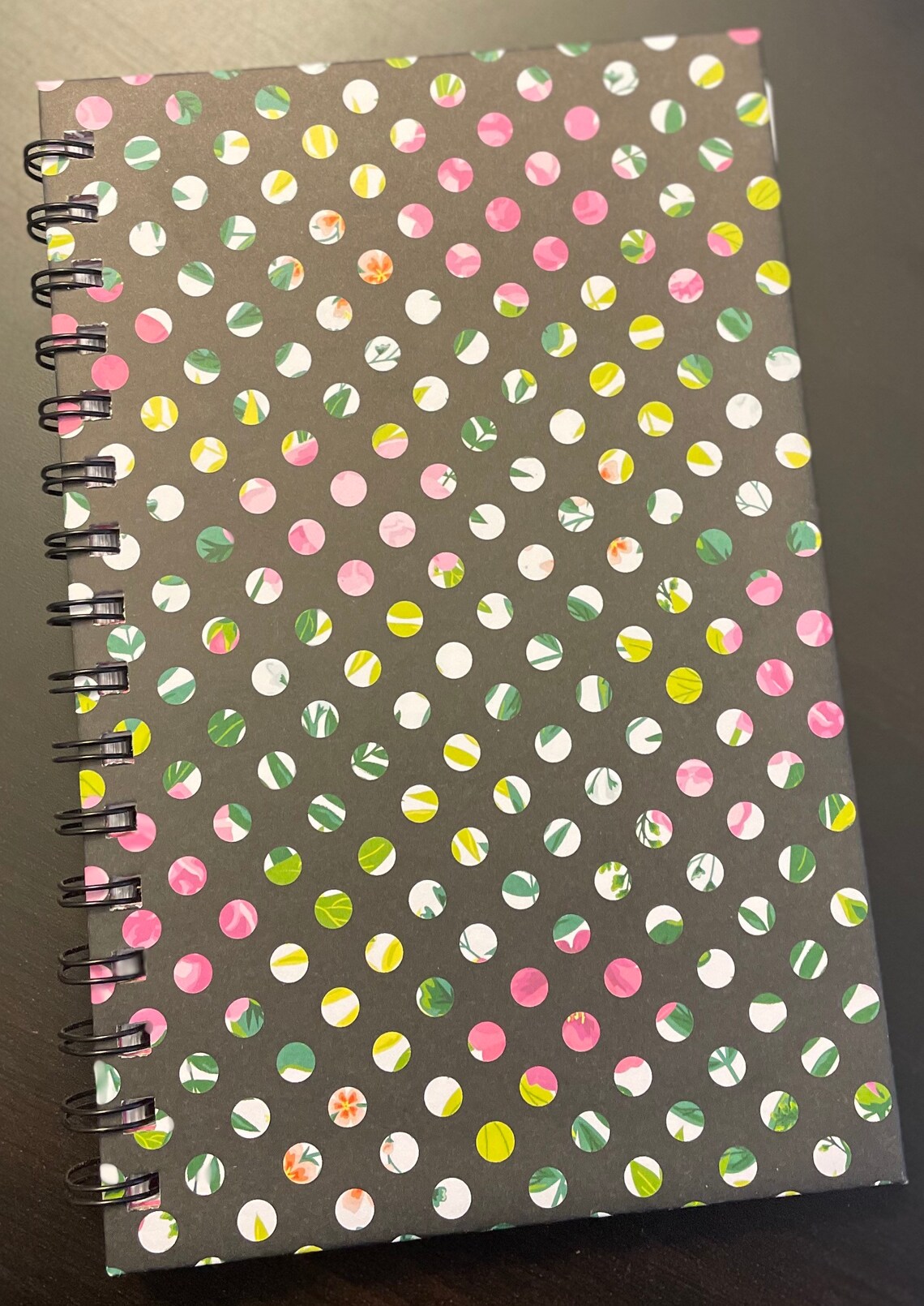Polka Dot Journal Notebook Multi Color 8.5 X 5.5 - Etsy