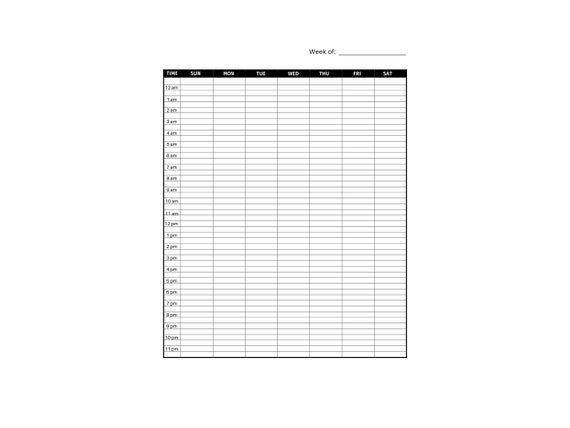 Plantilla De Horario De 24 Horas ¡RESUELTO! Cómo Crear Y Distribuir
