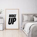 Wake Up Printable Poster Typography Wall Art Inspiration - Etsy