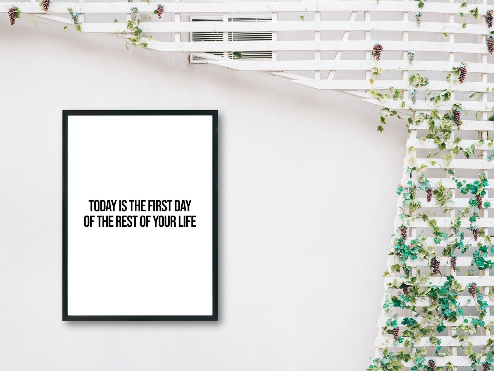 Today is the First Day of the Rest of Your Life Printable | Etsy