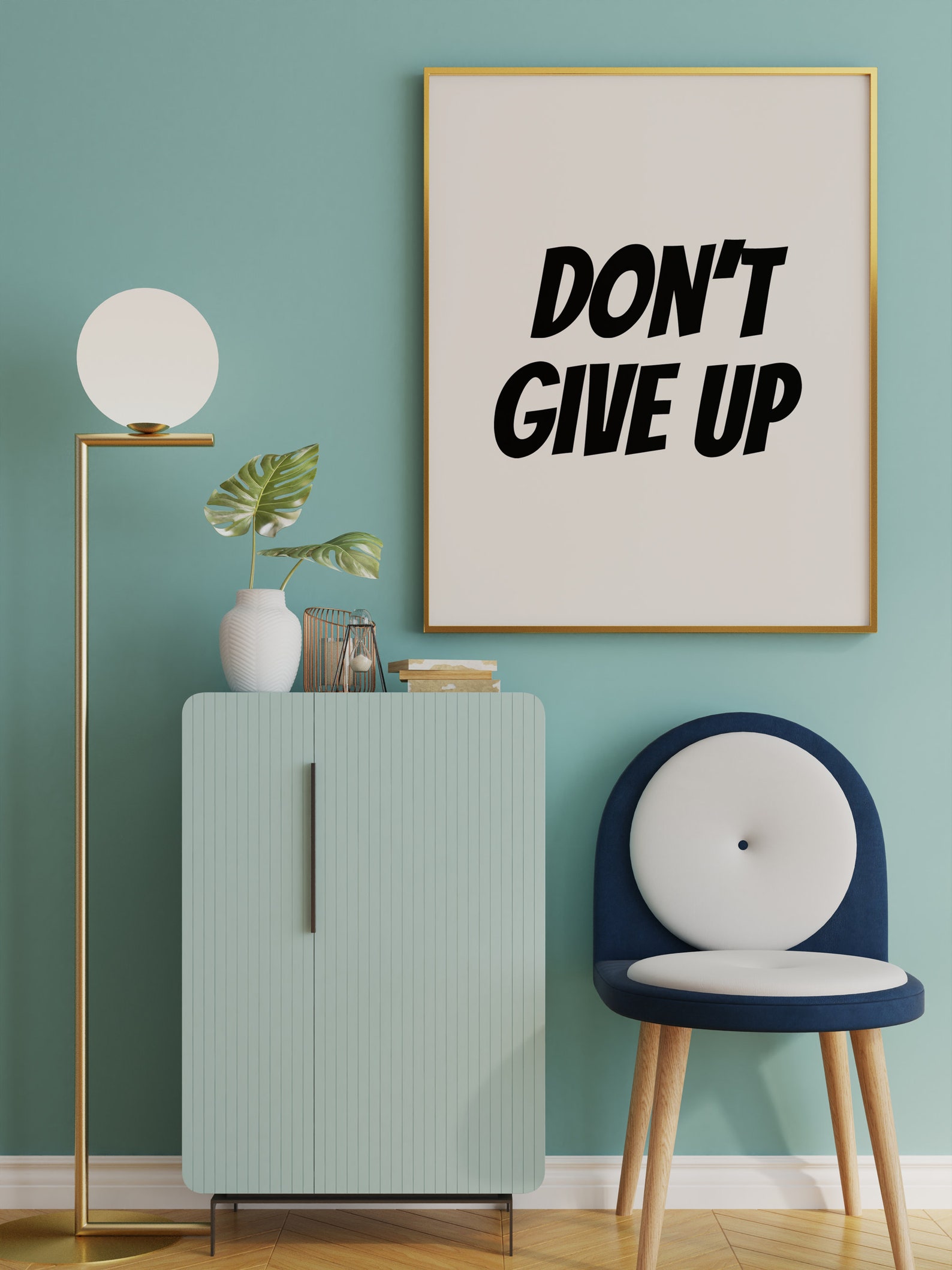 Don't Give Up, Printable Poster, Typography Wall Art, Inspiration Wall ...
