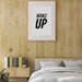 Wake Up Printable Poster Typography Wall Art Inspiration - Etsy