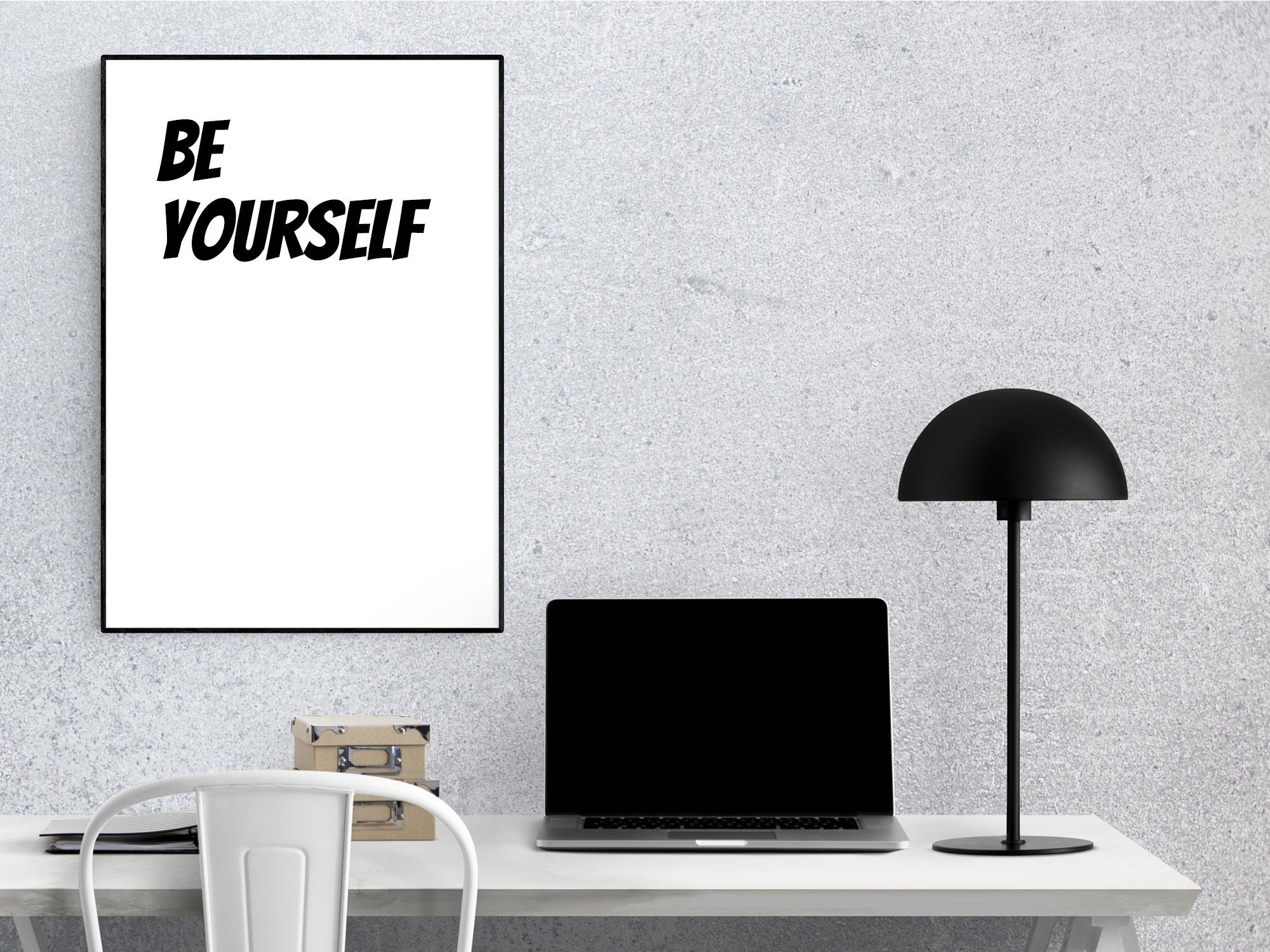 Be Yourself, Printable Poster, Typography Wall Art, Inspiration Wall ...