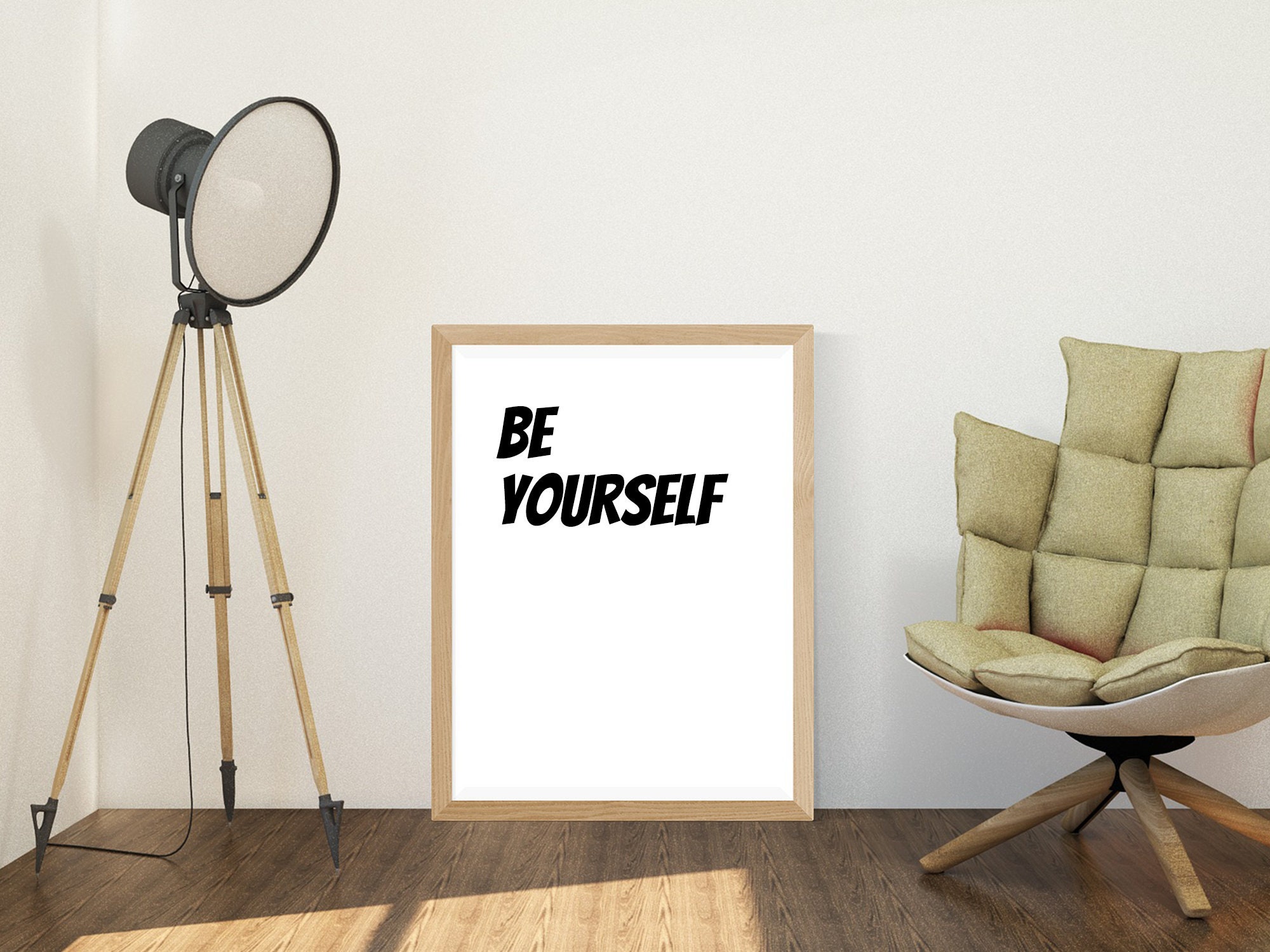 Be Yourself, Printable Poster, Typography Wall Art, Inspiration Wall ...