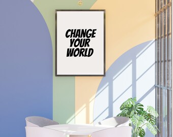 Inspiration of Time, Printable Poster, Typography Wall Art, Inspiration ...