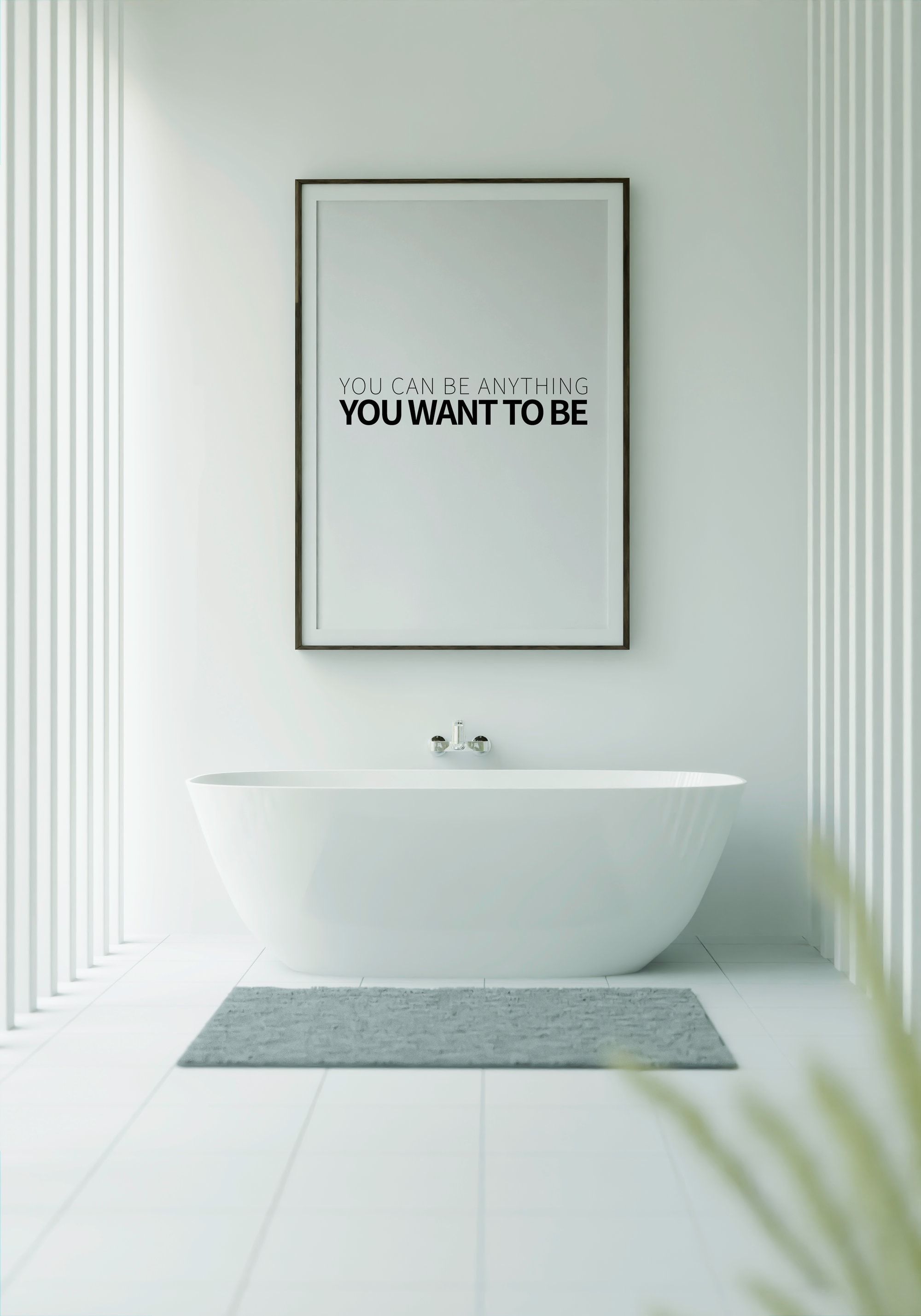 You Can Be Anything You Want to Be, Printable Poster, Typography Wall ...