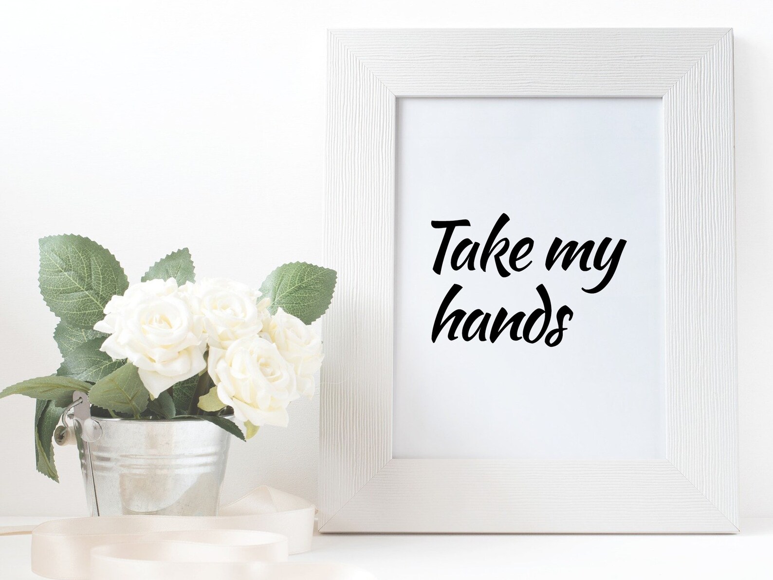 Take My Hands, Printable Poster, Typography Wall Art, Inspiration Wall ...