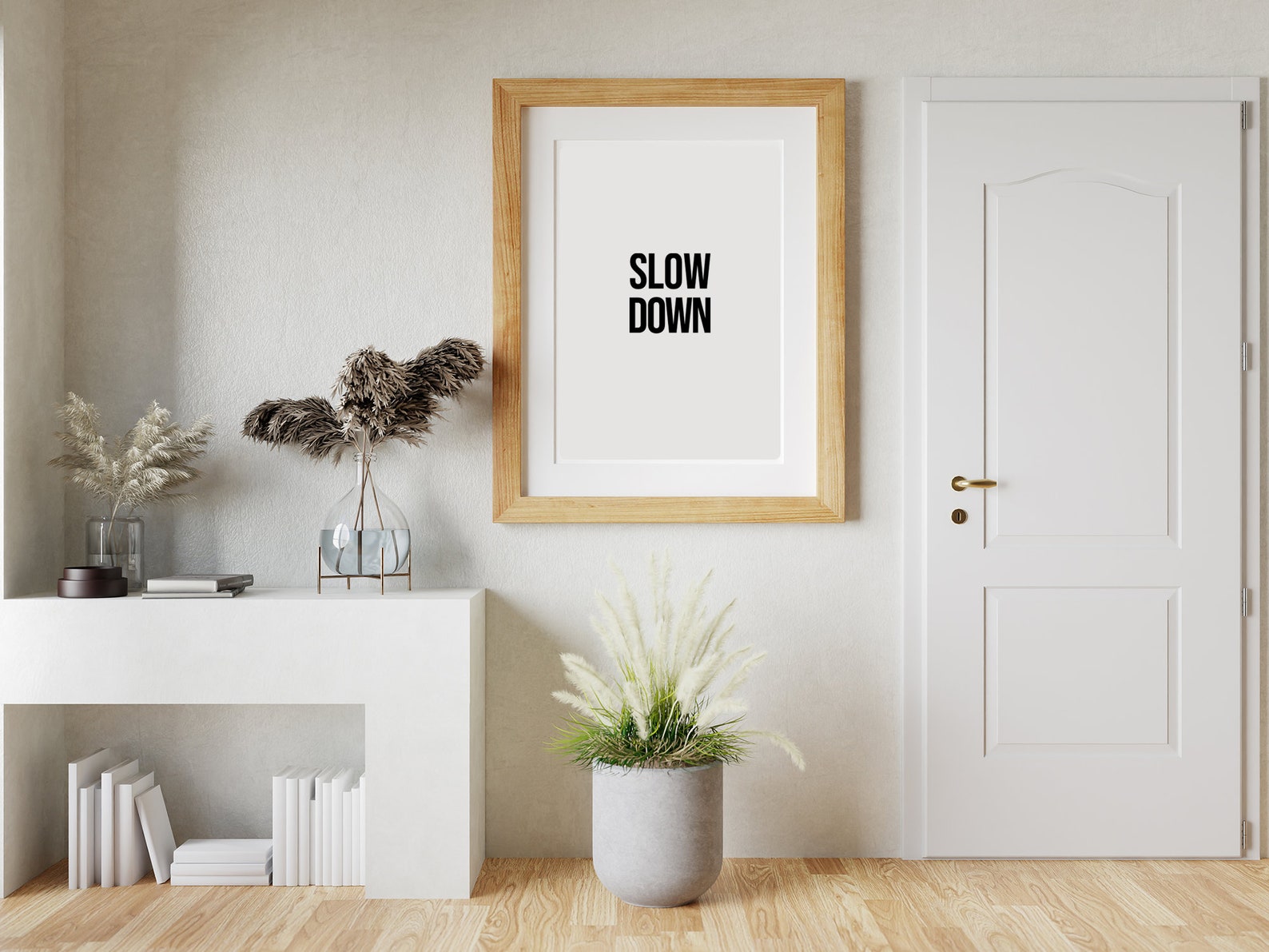 Slow Down, Printable Poster, Typography Wall Art, Inspiration Wall Art ...