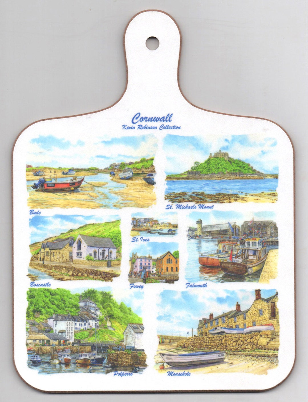 Cornwall, Mini Cutting/cheese Board - Etsy