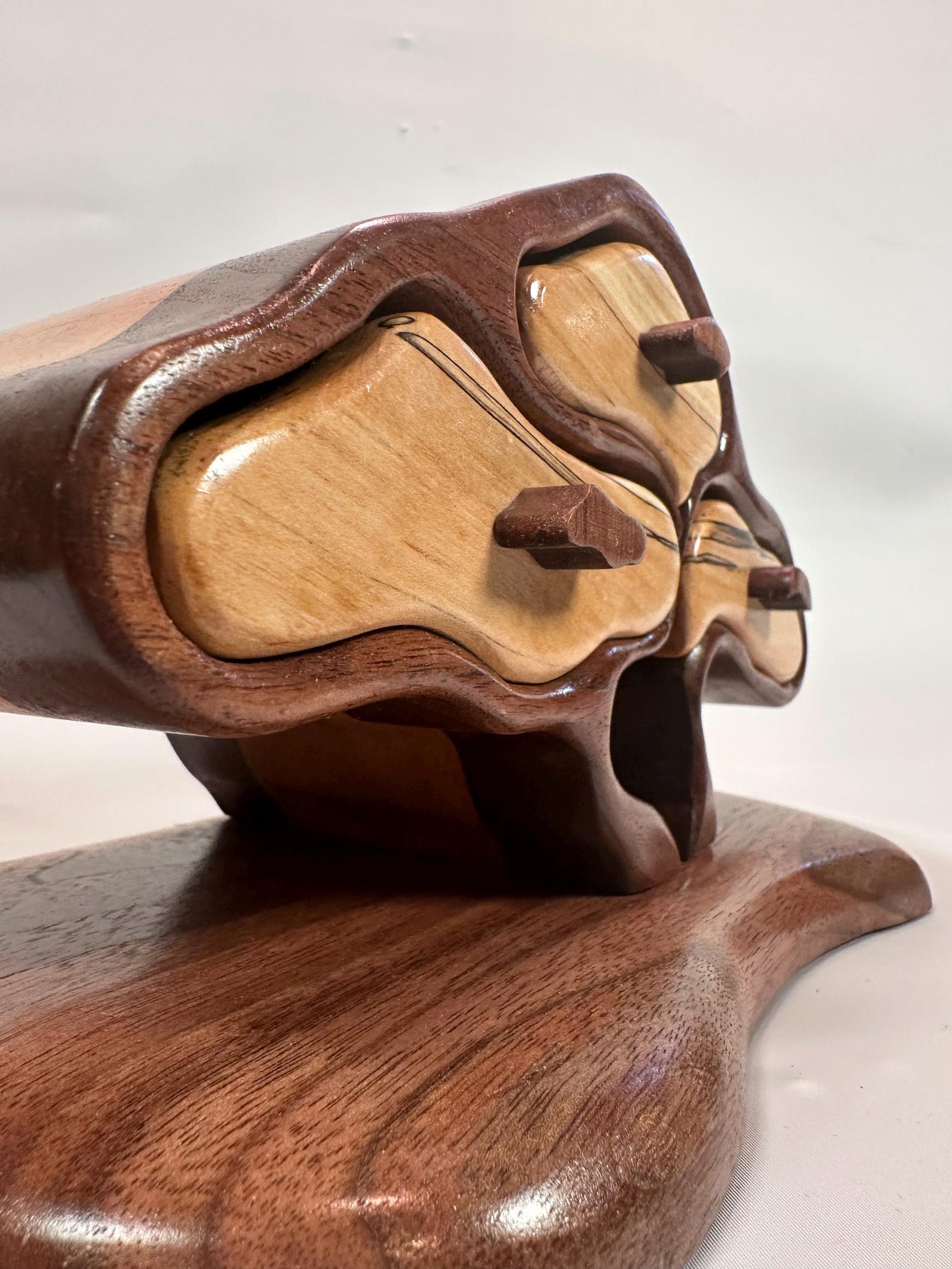 Bonsai Tree Jewelry Box: Walnut, Oak and Spalted Maple Trinket/band Saw ...