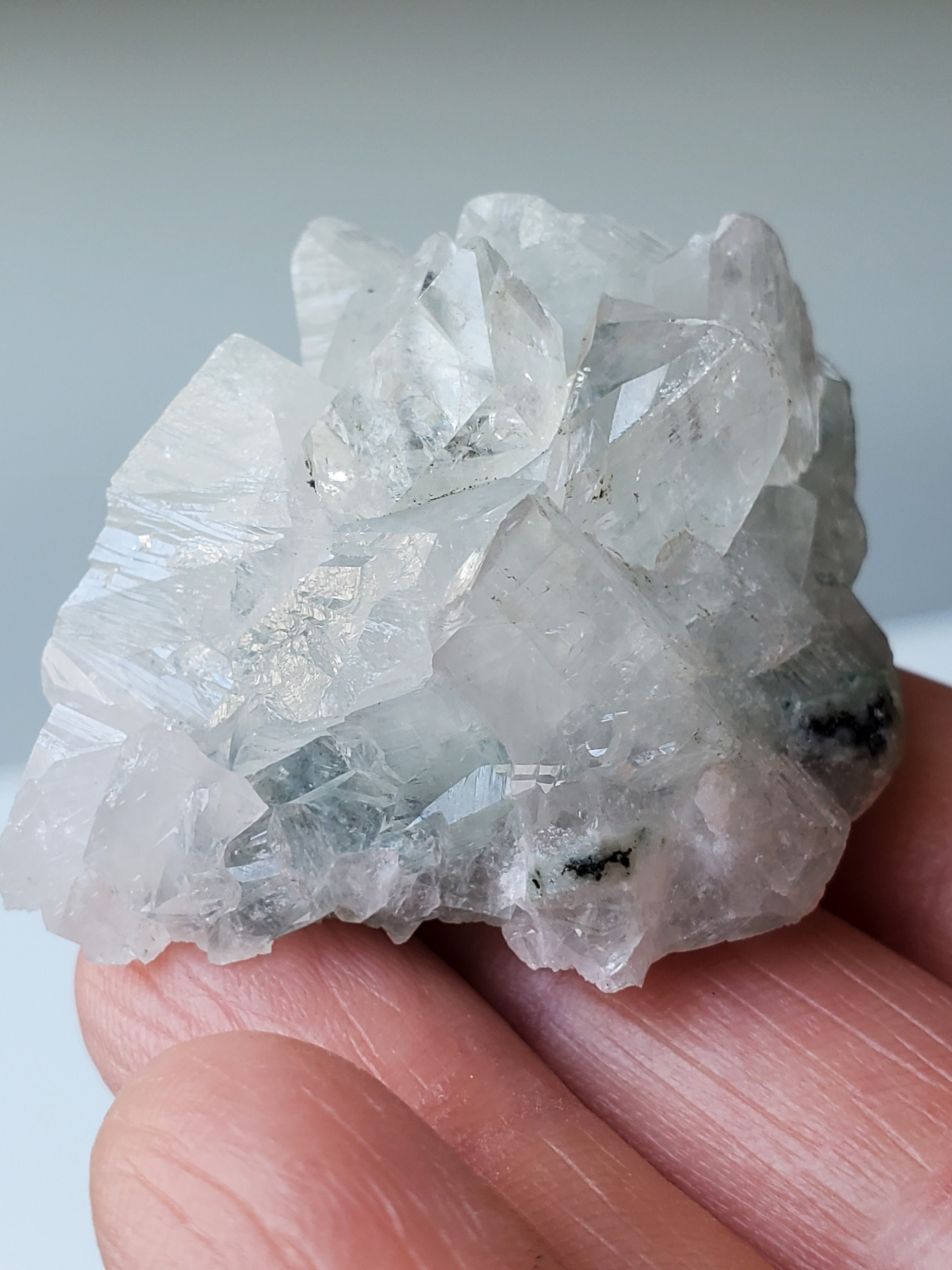 Apophyllite Cluster with Stilbite Heulandite / Zeolite | Etsy