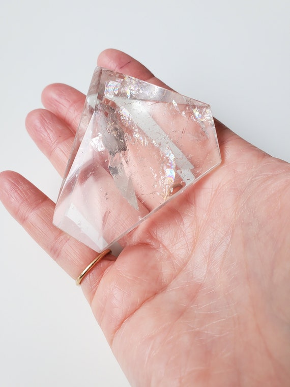 Citrine Free Form Super Clear With LOTS of Rainbow From Brazil - Etsy