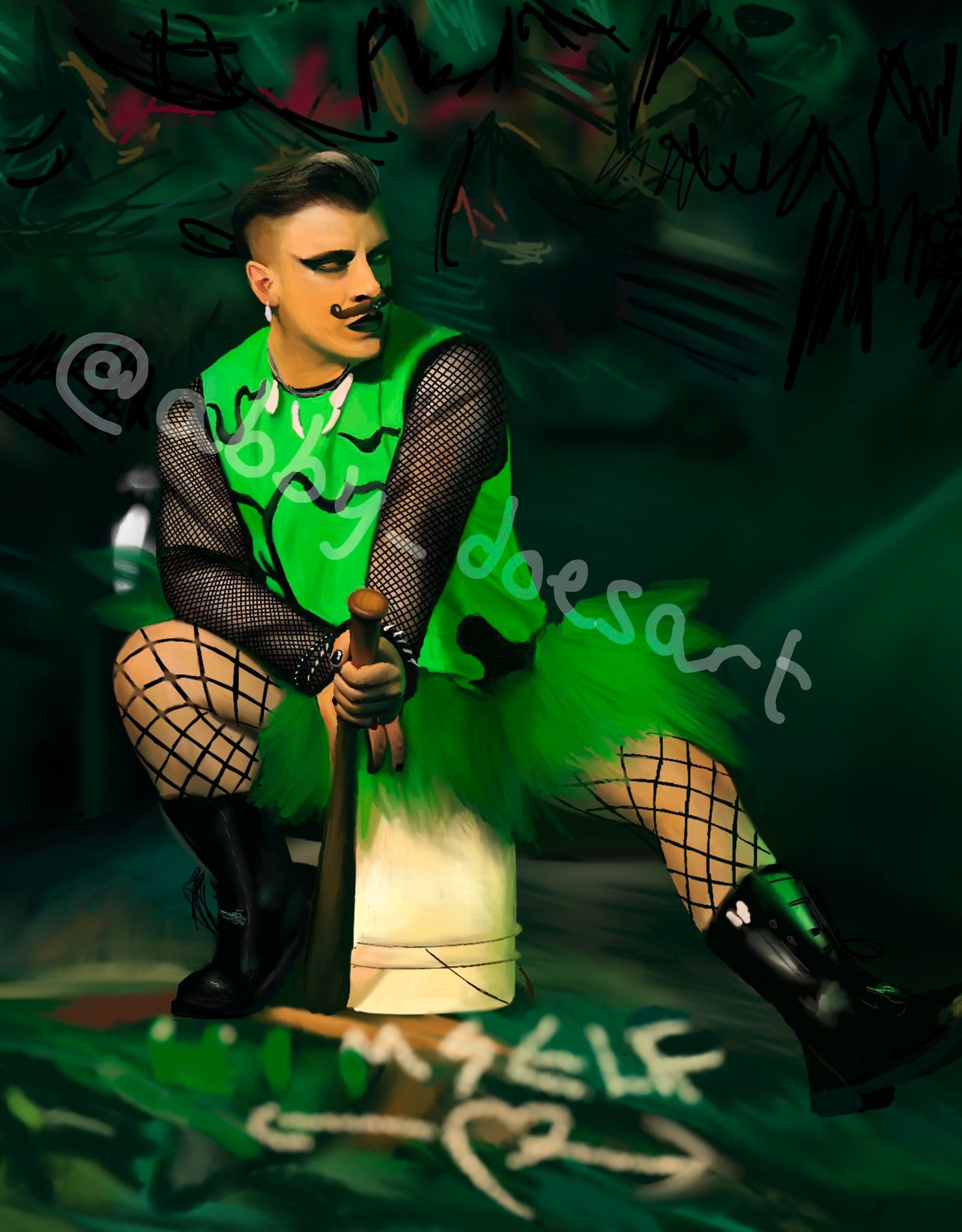 Skirt Remus Sanders Digital Art Print - Etsy UK