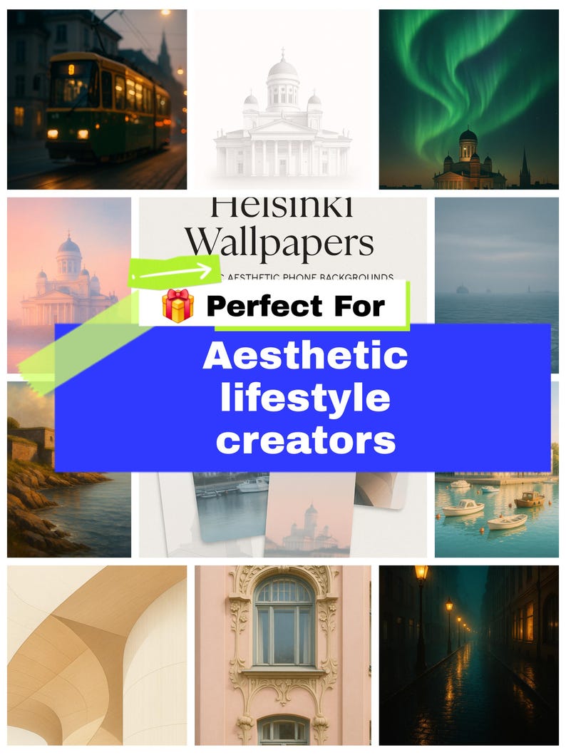 Helsinki Wallpapers Set | 10 Nordic Aesthetic Phone Backgrounds ...
