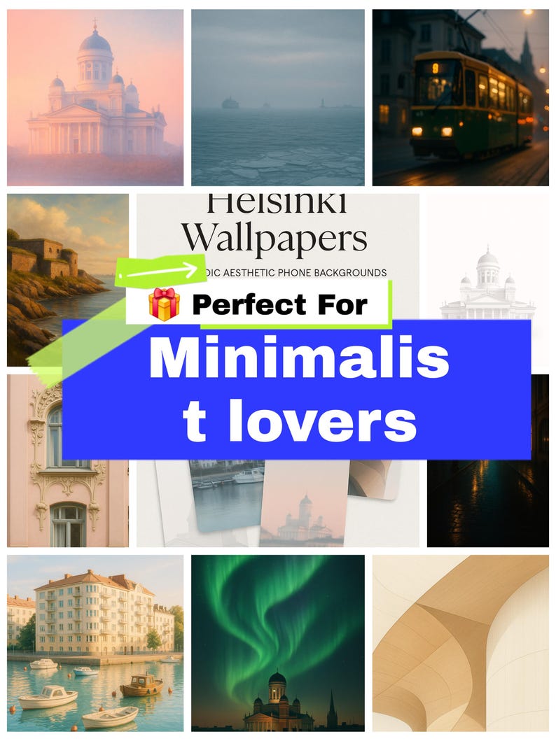 Helsinki Wallpapers Set | 10 Nordic Aesthetic Phone Backgrounds ...