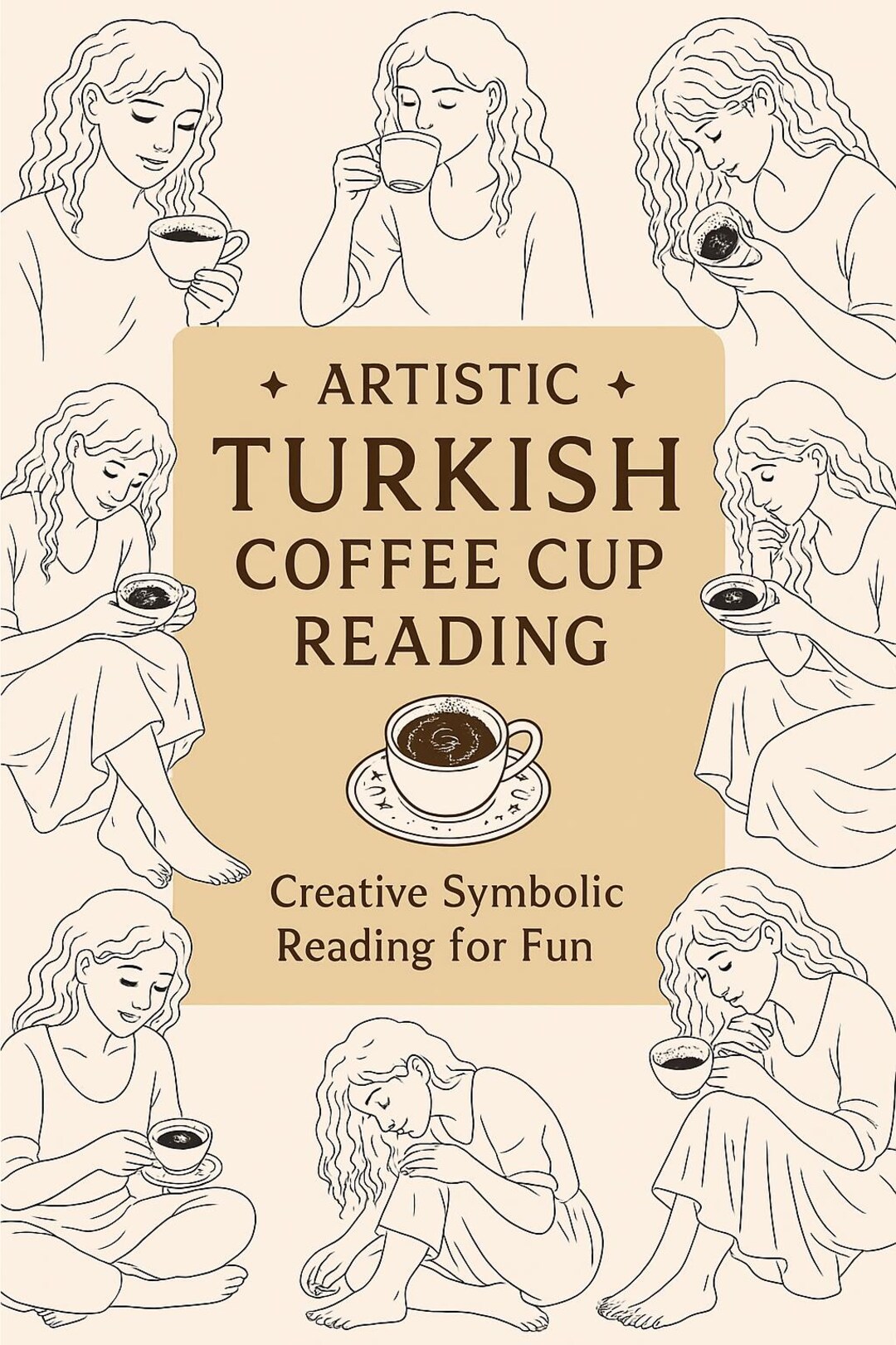 Turkish Coffee Cup Reading – Artistic Symbolic Coffee Ground Reading ...