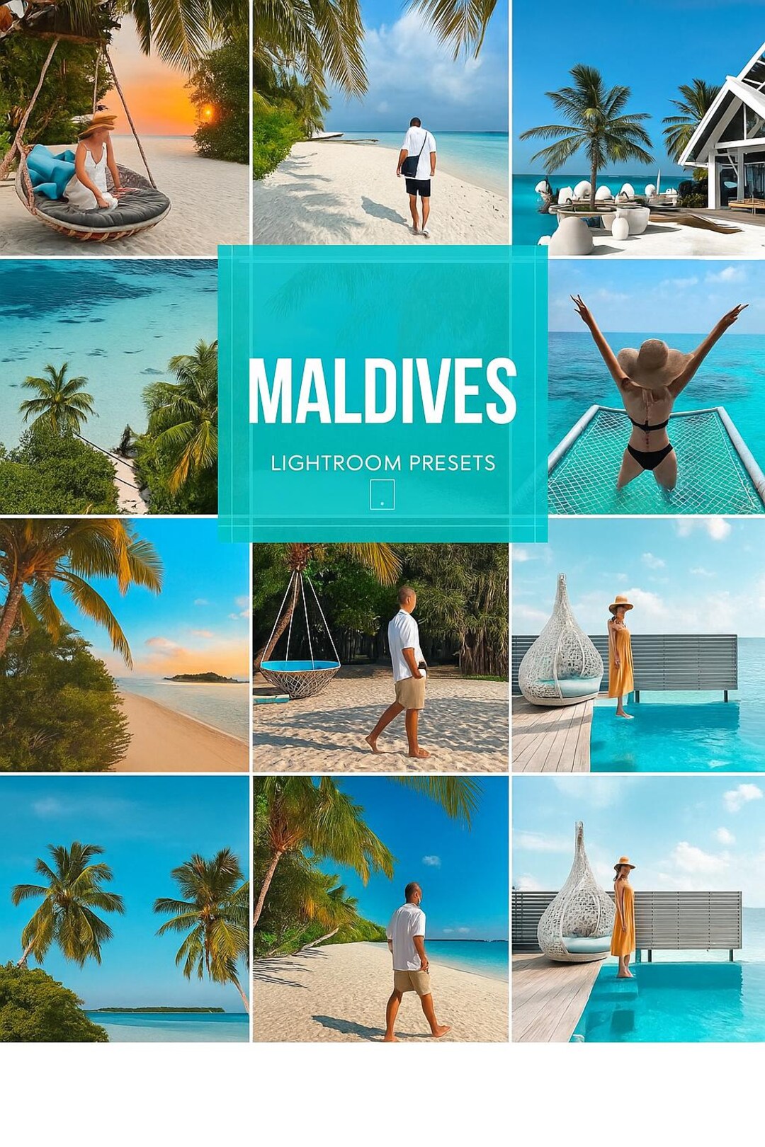 10 Maldives-inspired Lightroom Mobile Presets | Tropical Aqua Blue ...