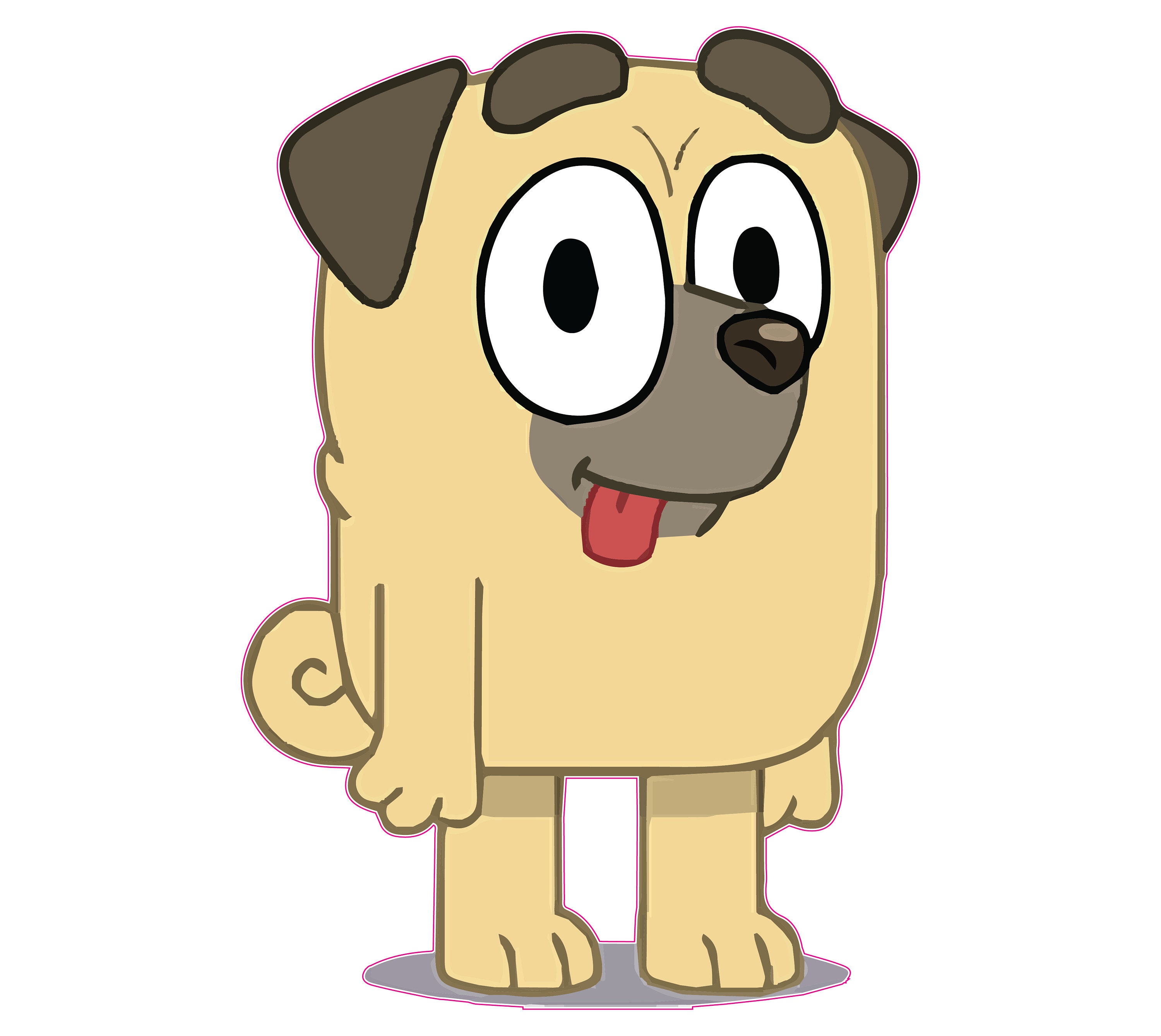 Glossy Vinyl Bluey Individual Characters | Etsy