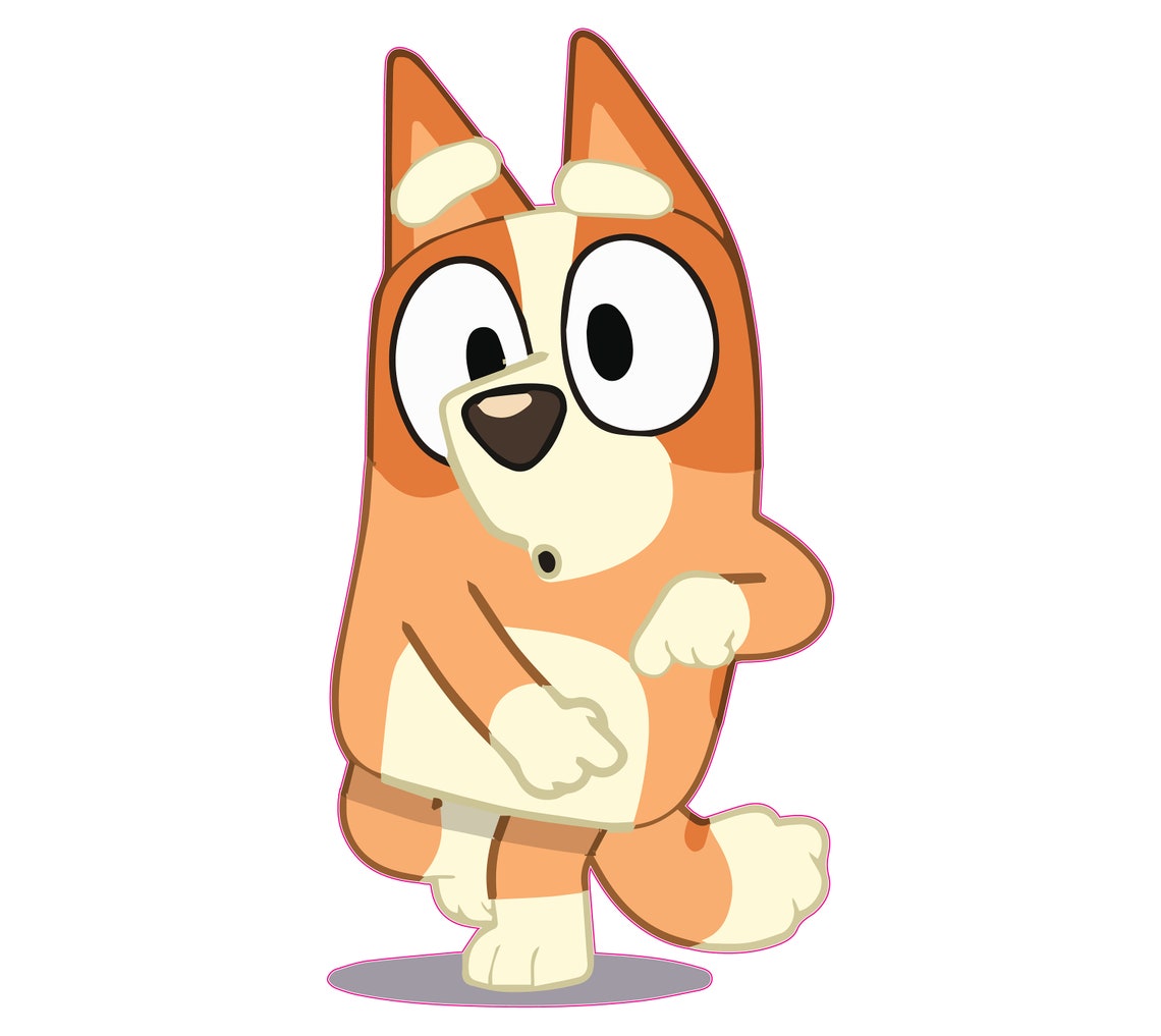 Glossy Vinyl Bluey Individual Characters - Etsy