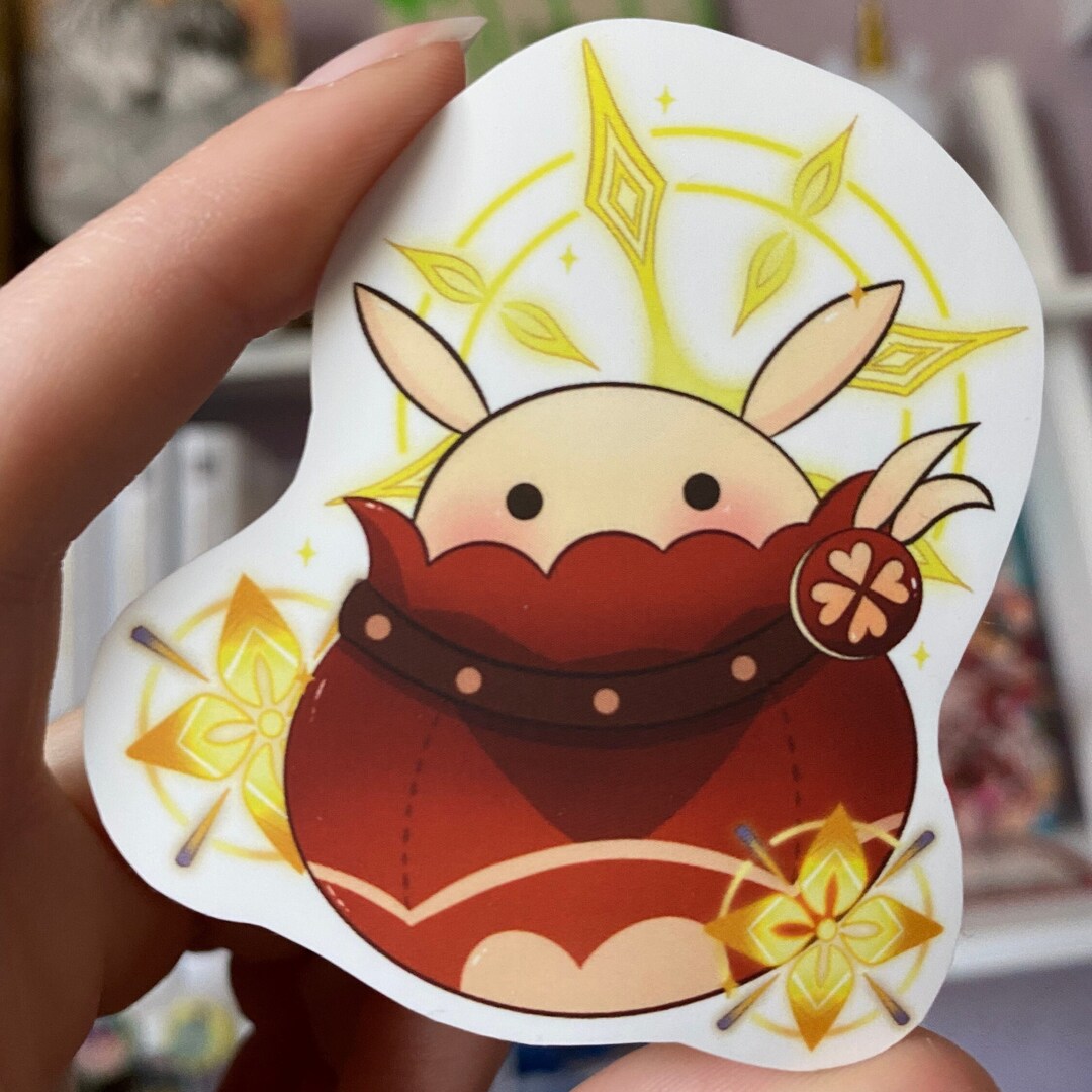 Genshin Impact Duo Matte Sticker Klee Albedo - Etsy