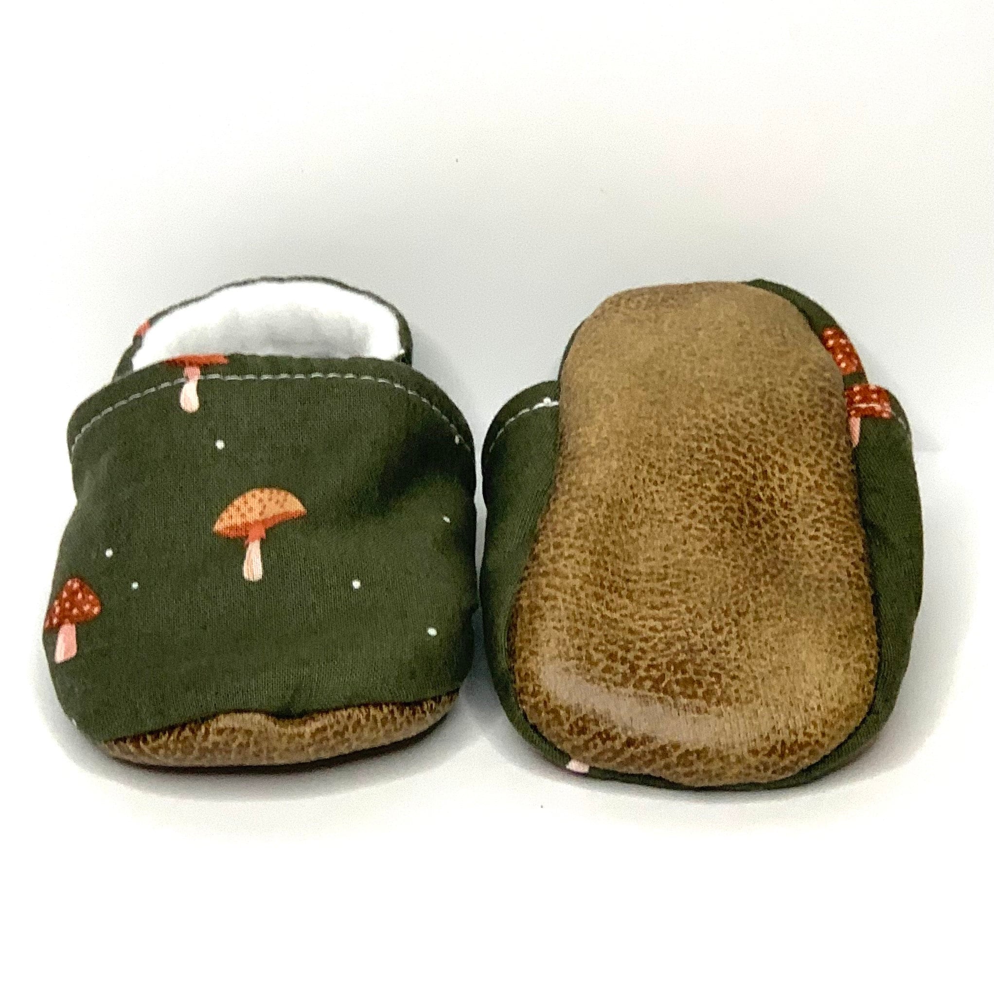 Mushroom Baby Moccs Mushroom Baby Shoes Soft Sole Shoes - Etsy