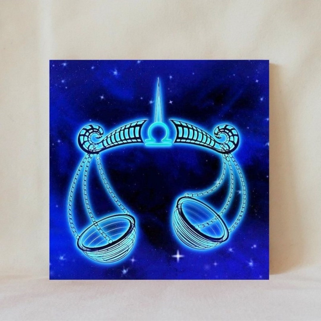 Decorative Tile 4 X 4 Libra Balance Zodiac - Etsy
