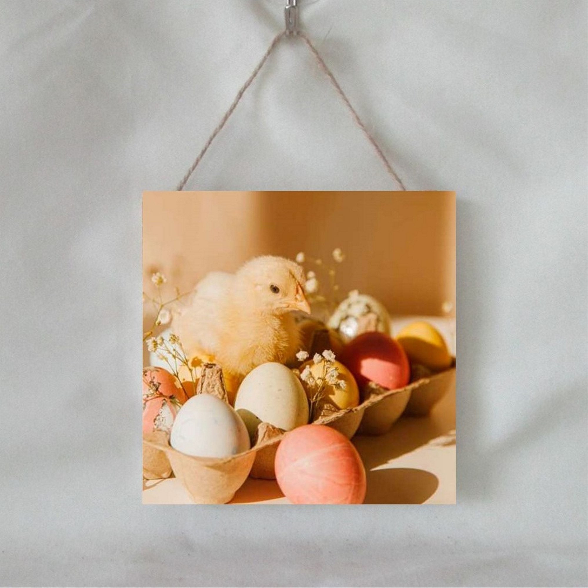 Decorative Tile, 4 X 4 Size, Easter Chick, Easter Eggs, Easter Display ...