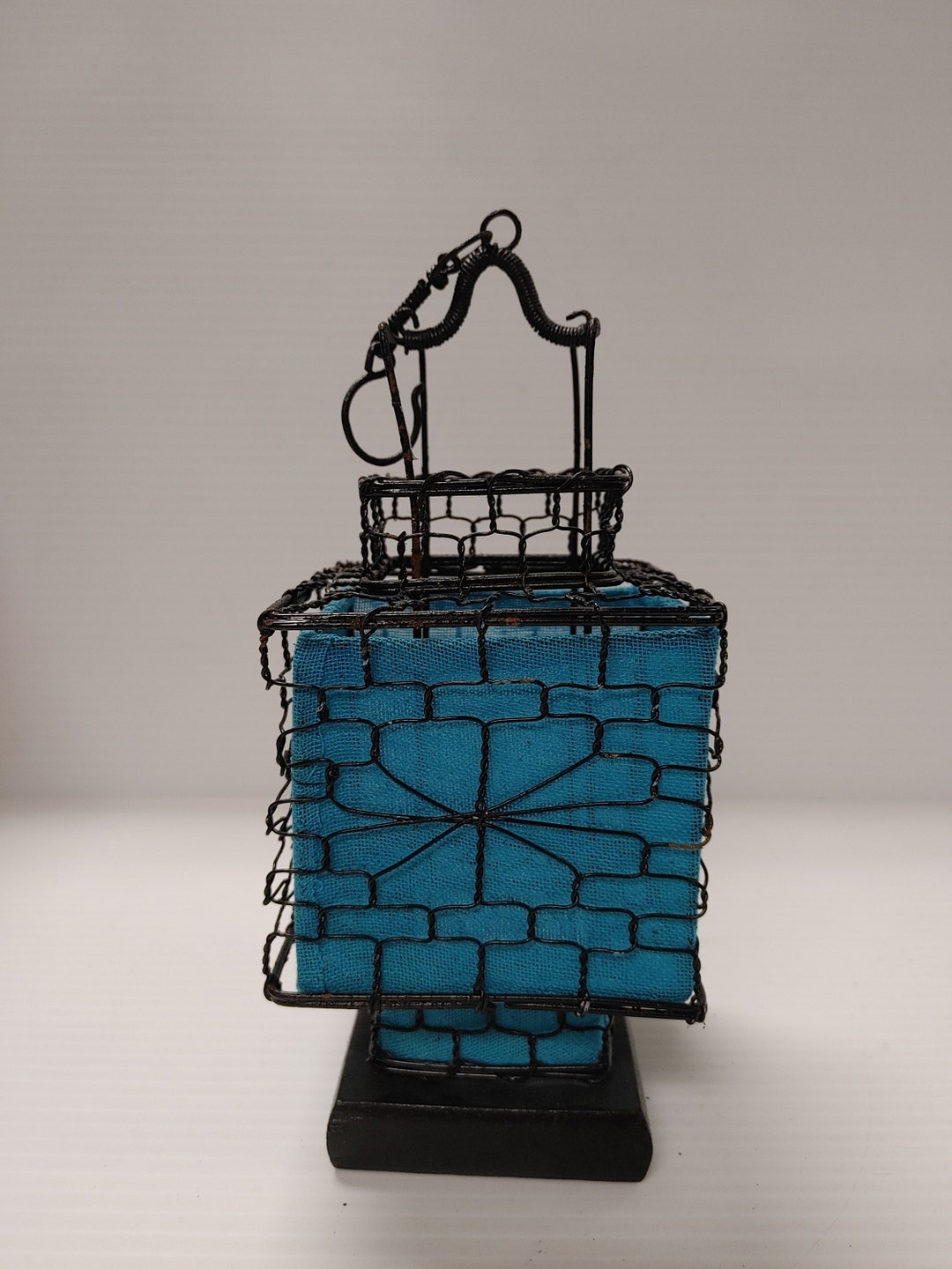 Blue Chinese Fabric Lantern for Feng Shui. Home Decor 08318 - Etsy