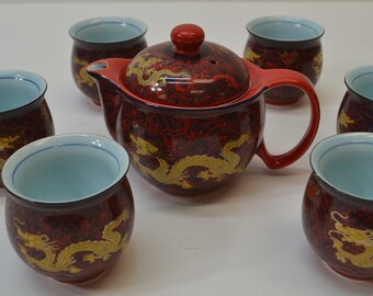 Dragon Tea Set | Etsy