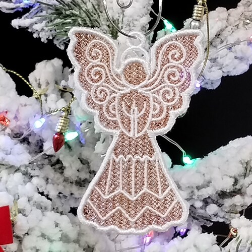 FSL Angel Machine Embroidery Designs - Etsy