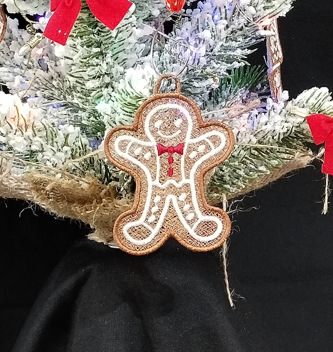 FSL Gingerbread Boy Machine Embroidery Designs, Free Standing Lace ...
