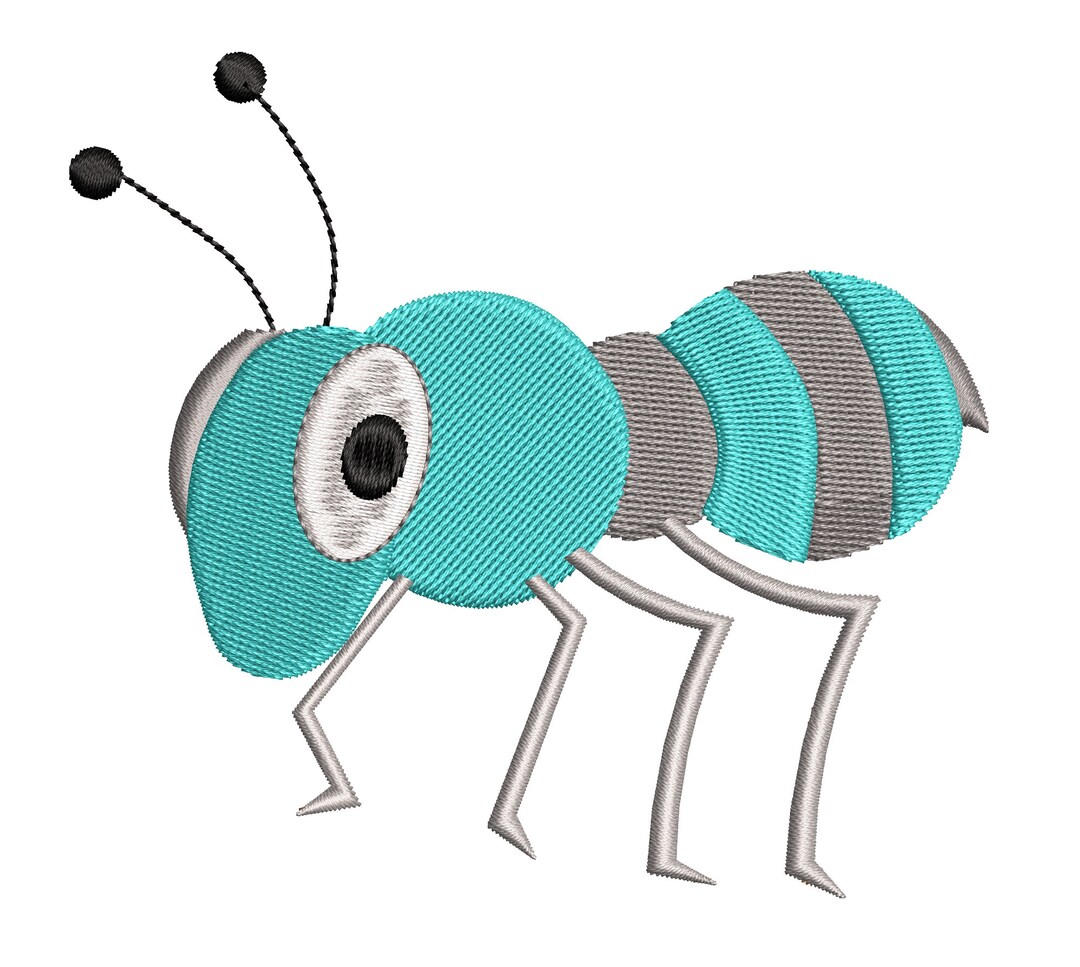 Ant Bug Machine Embroidery Design Ant Embroidery Designs, Miniature ...