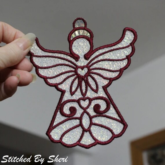 FSL Angel 3 Machine Embroidery Designs | Etsy
