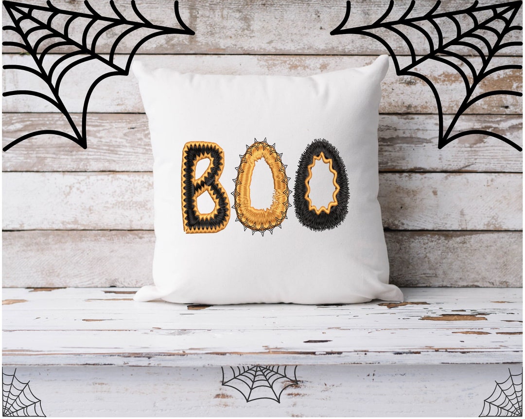 BOO Embroidery Design, BOO Machine Embroidery Design, Halloween Boo ...