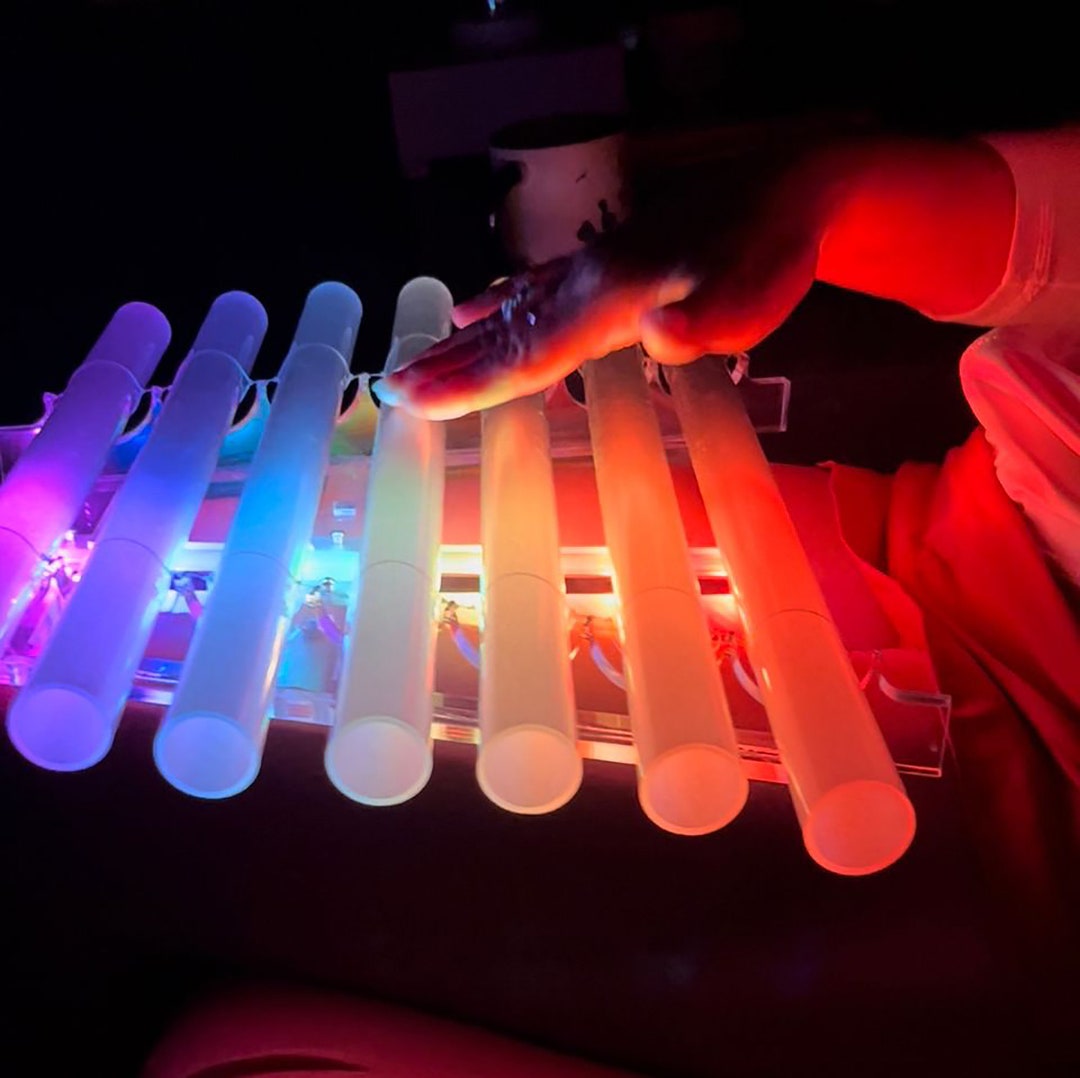 Crystal Harp Tubes, Quartz Xylophone, Quartz Singing Harp, With ...