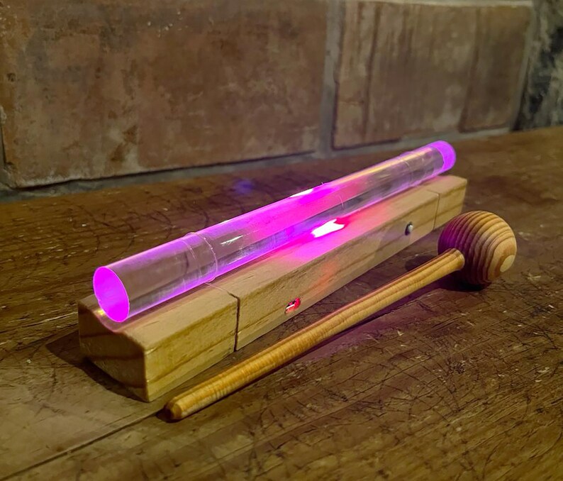 Vibra Cristal Rod CHAKRA Aligner Harmonic Energy Chimes Bar Chakras ...