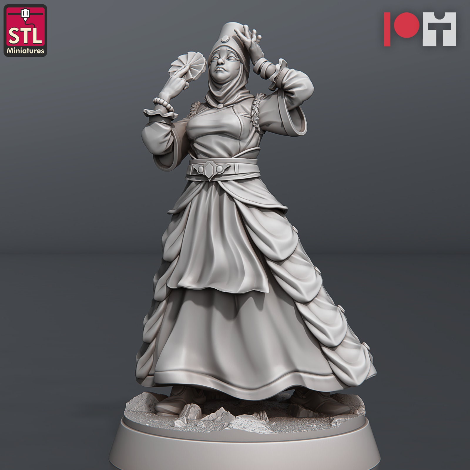 Nobles Set 3D Printed Miniatures Tabletop D&D STL Miniatures Wargaming ...