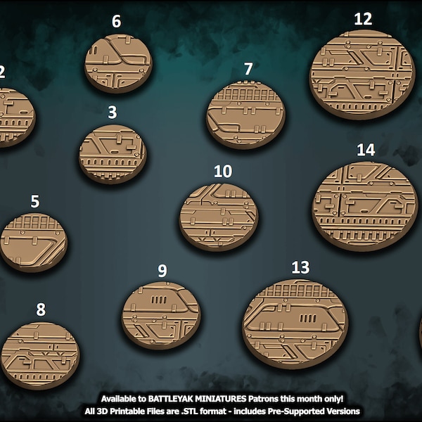 3d Printed Wargaming Bases - Etsy