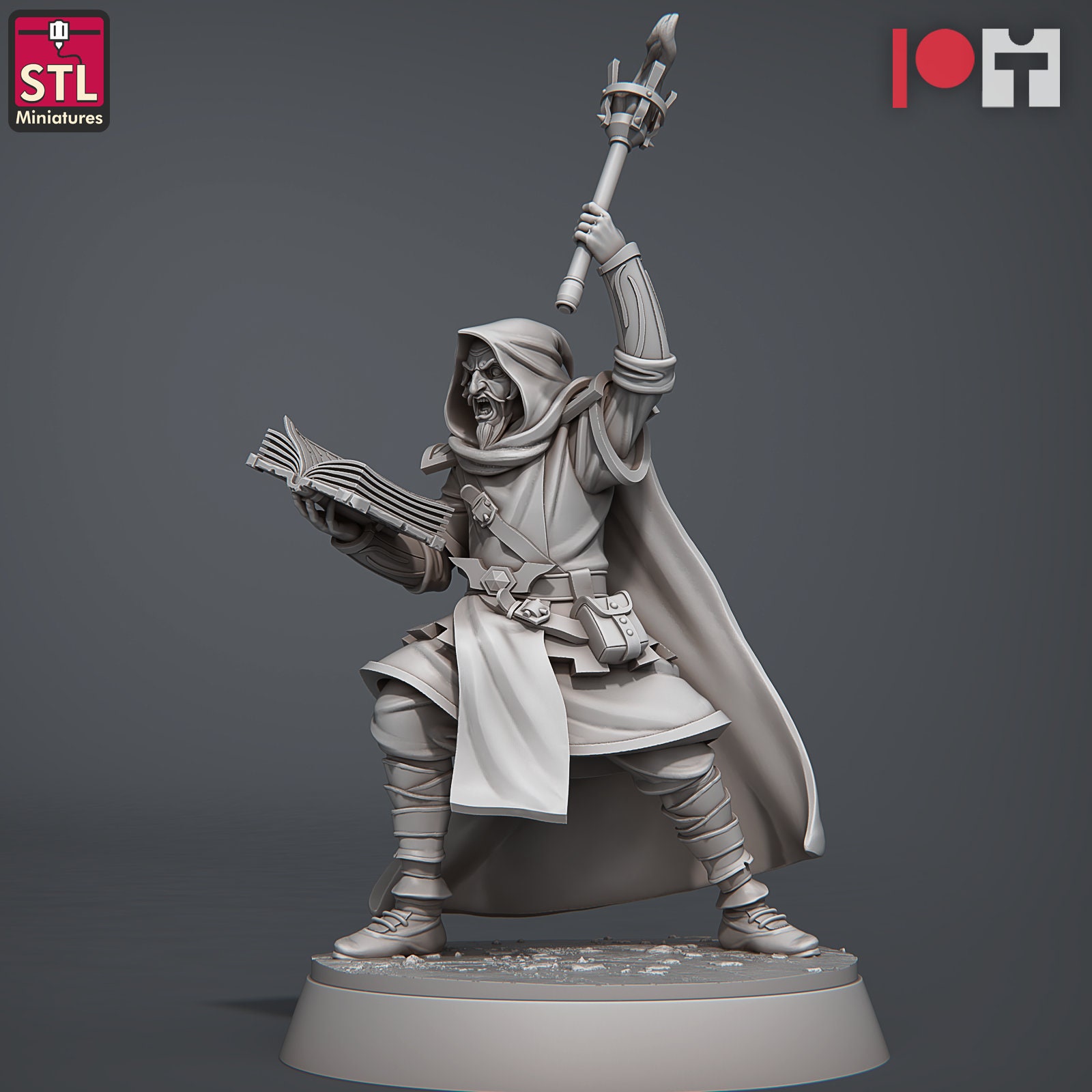 Inquisitors Set 3D Printed Miniatures Tabletop D&D STL Miniatures ...