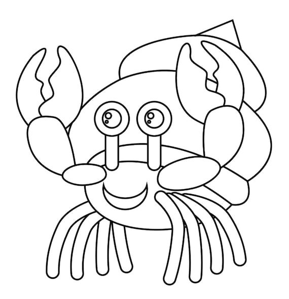 Sea Animal Coloring Pages - Etsy