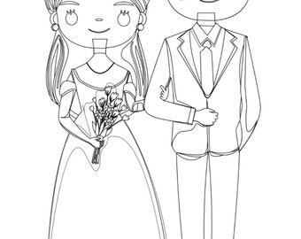 Kawaii Coloring Pages - Etsy Canada